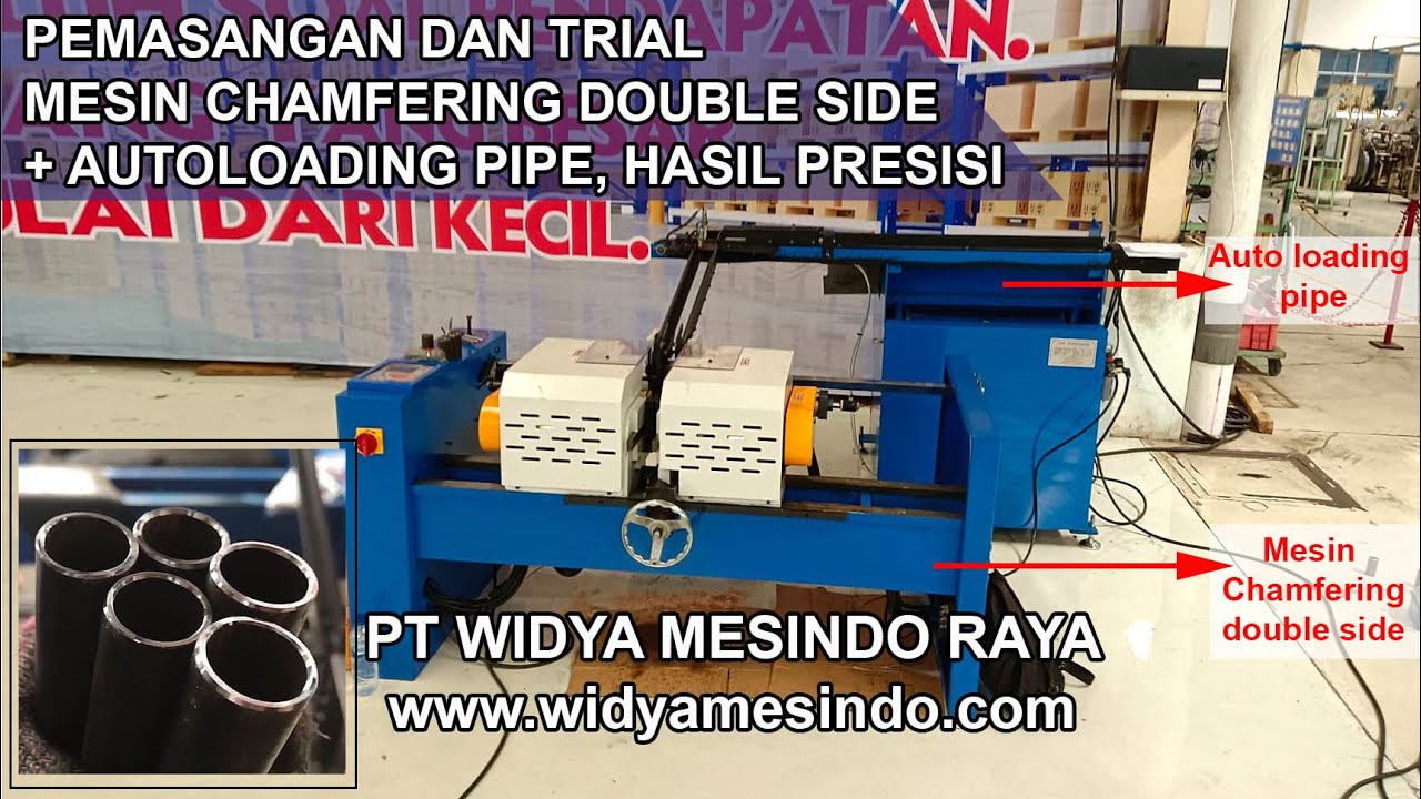 JUAL MESIN CHAMFERING PIPA, HUBUNGI 081584490160 - YouTube