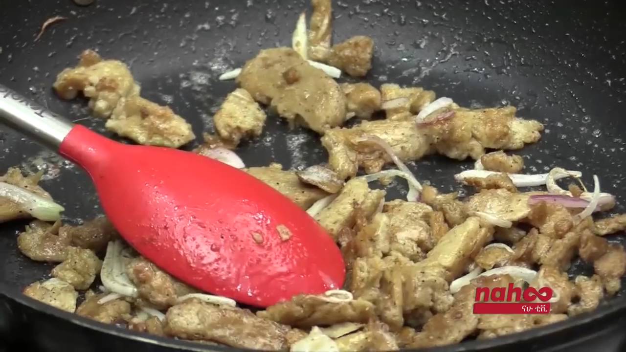YeEnat GUada cooking show Pizza Feta and Tebese ferefer by chef Yonas ...
