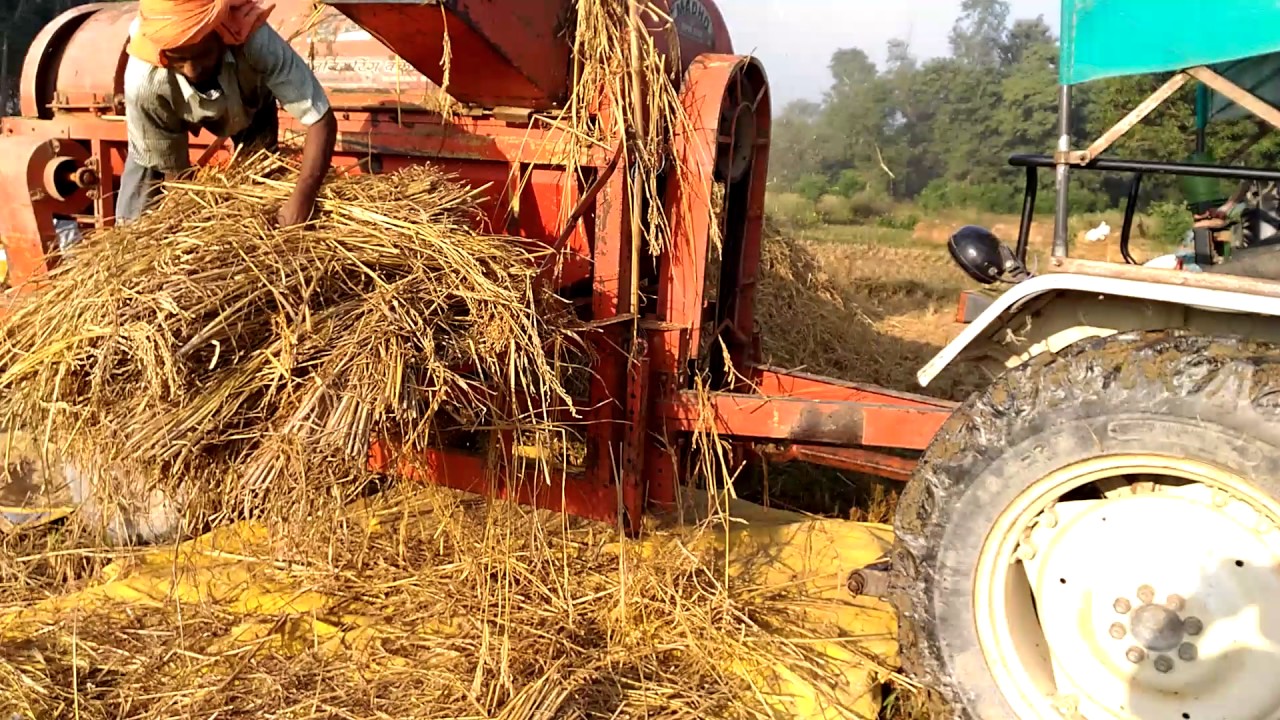 Dhan katne ka machine - YouTube