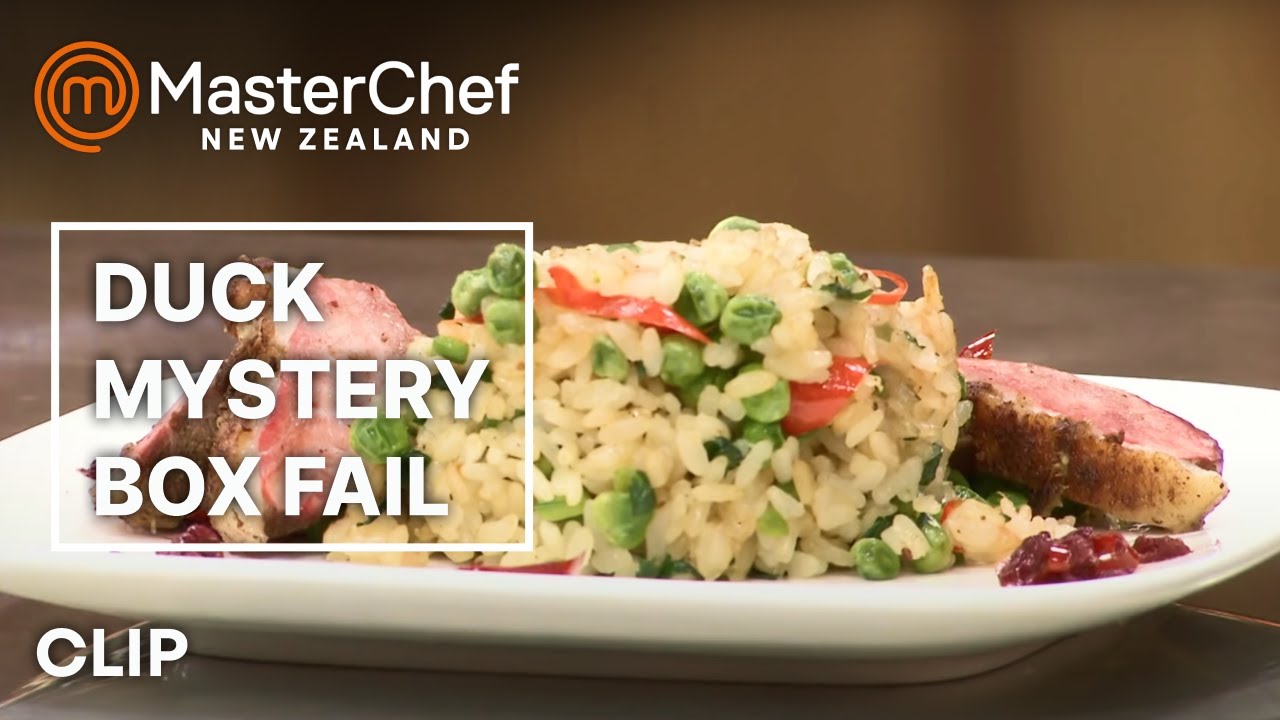 Creative Duck Mystery Box Challenge | MasterChef New Zealand ...