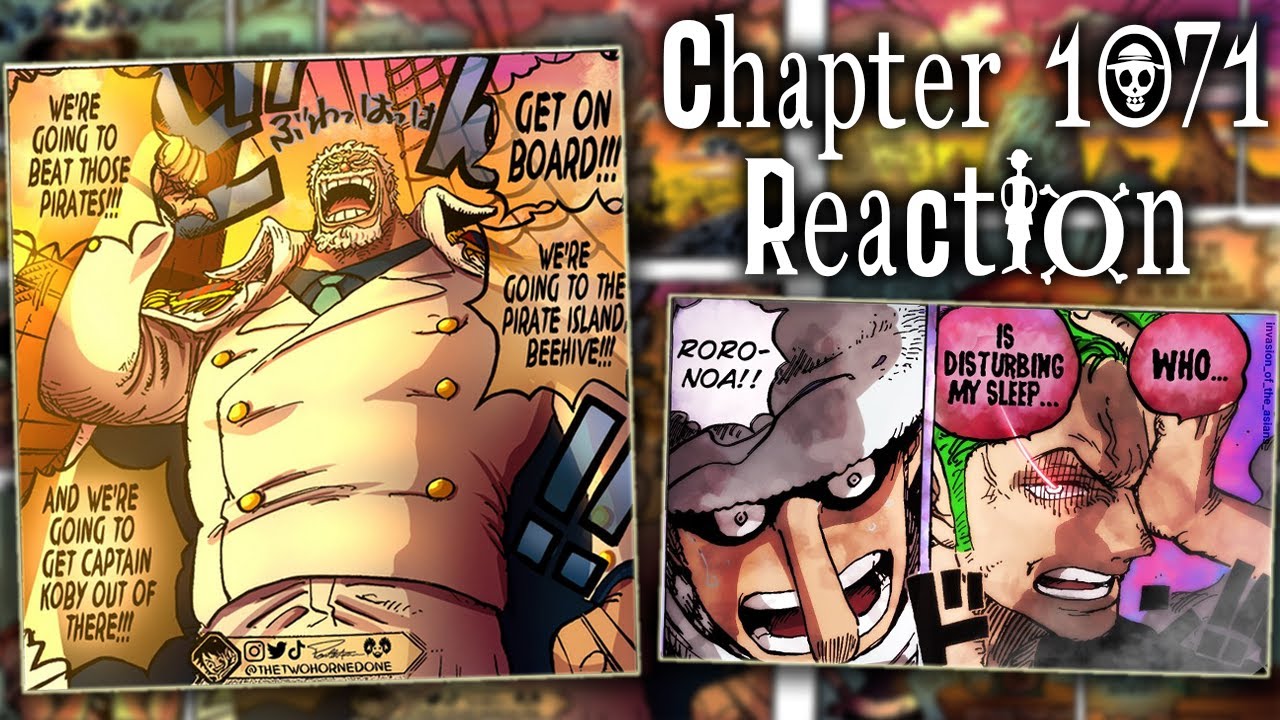 GARP WANTS TO FIGHT | One Piece Chapter 1071 Reaction and Discussion ...