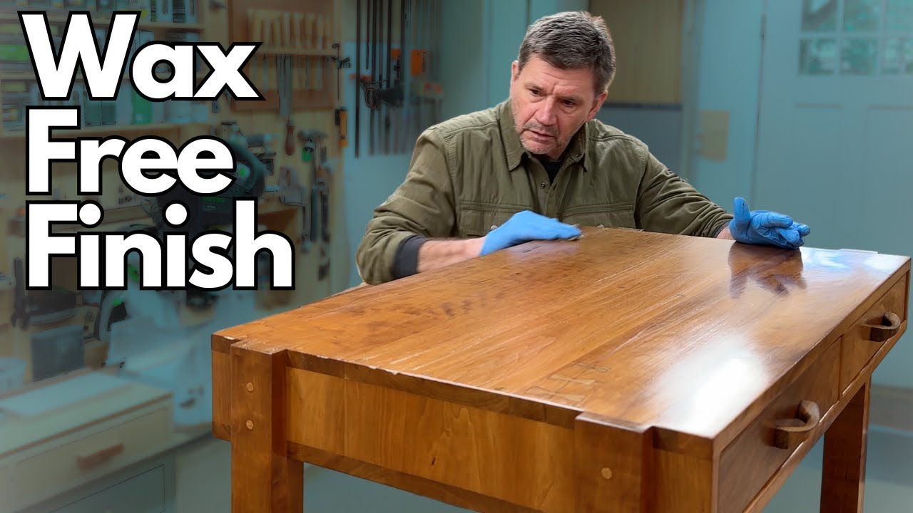 Hand Rubbed Wax Free Wood Finish - YouTube