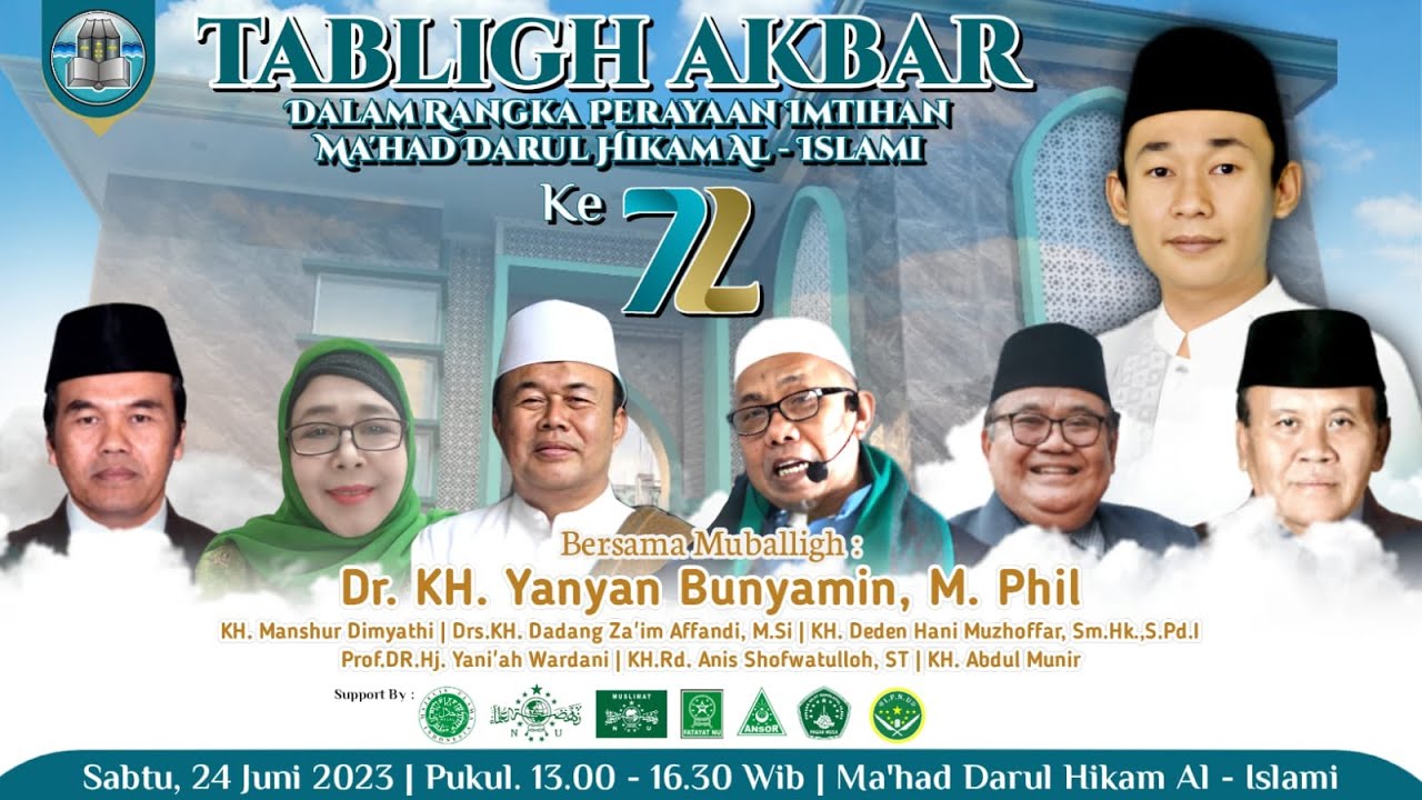 (LIVE) TABLIGH AKBAR | PERAYAAN IMTIHAN KE-72 - YouTube