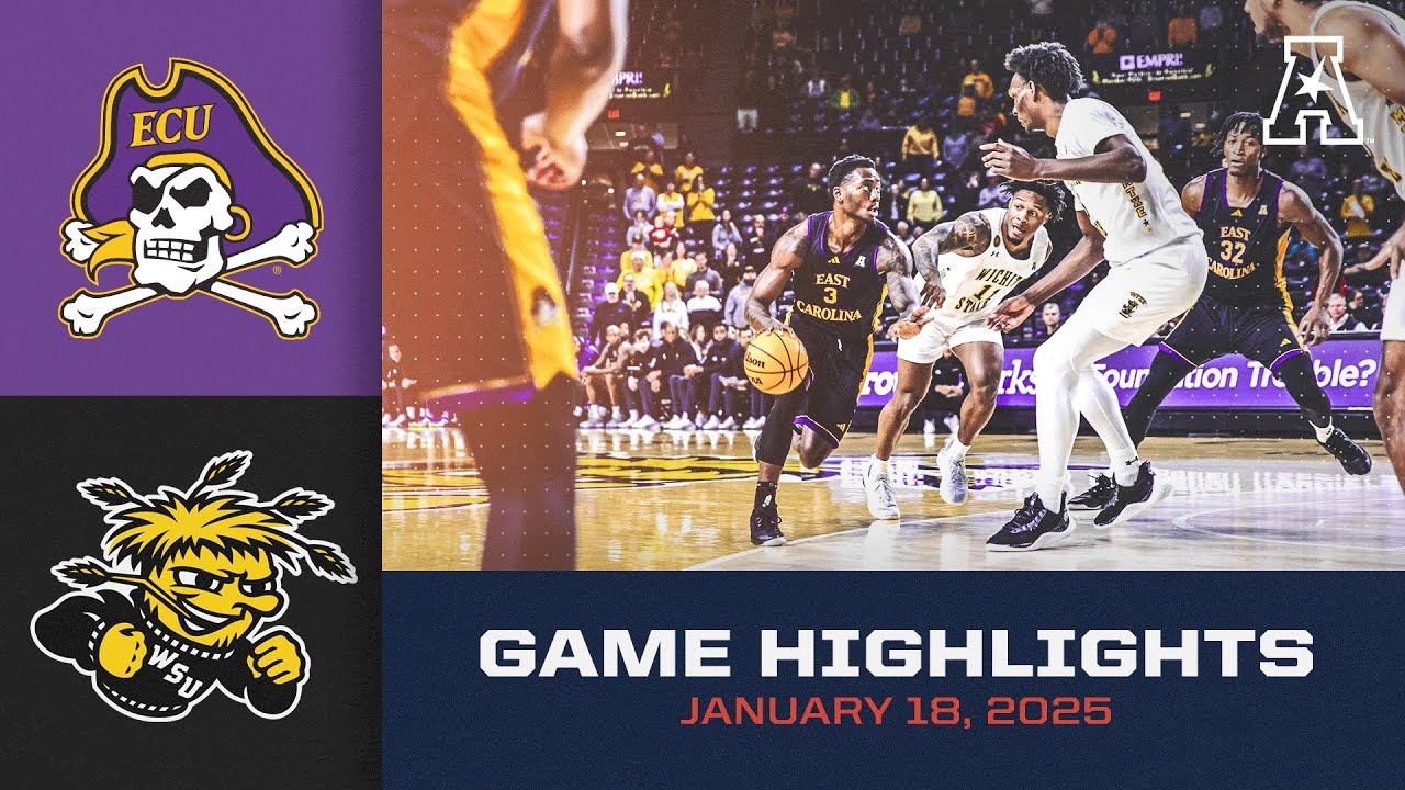 Game Highlights: East Carolina vs. Wichita State (Jan. 18, 2025) - YouTube