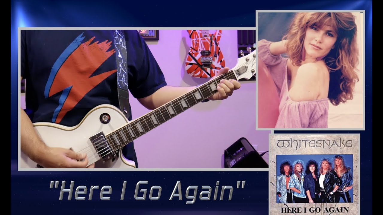 Episode 26 - Whitesnake "Here I Go Again" Guitar Cover - Tawny Kitaen ...