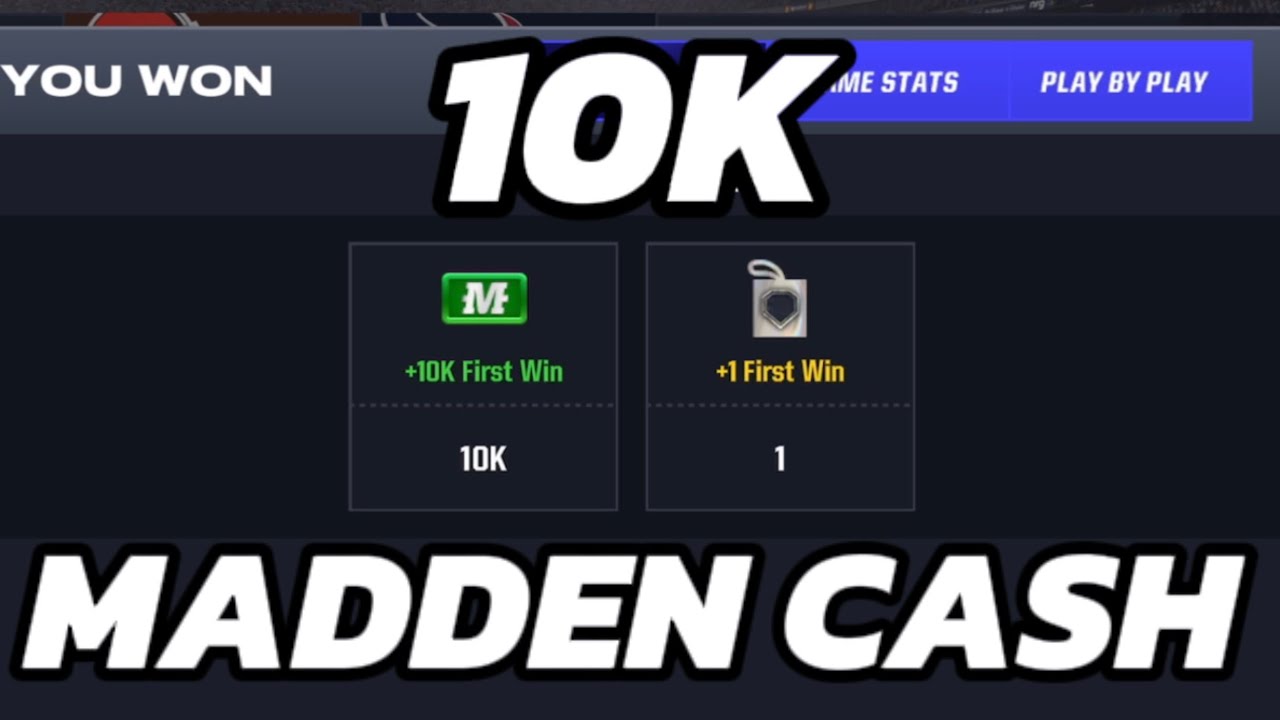 FREE 10K MADDEN CASH in Madden Mobile 24!!! - YouTube