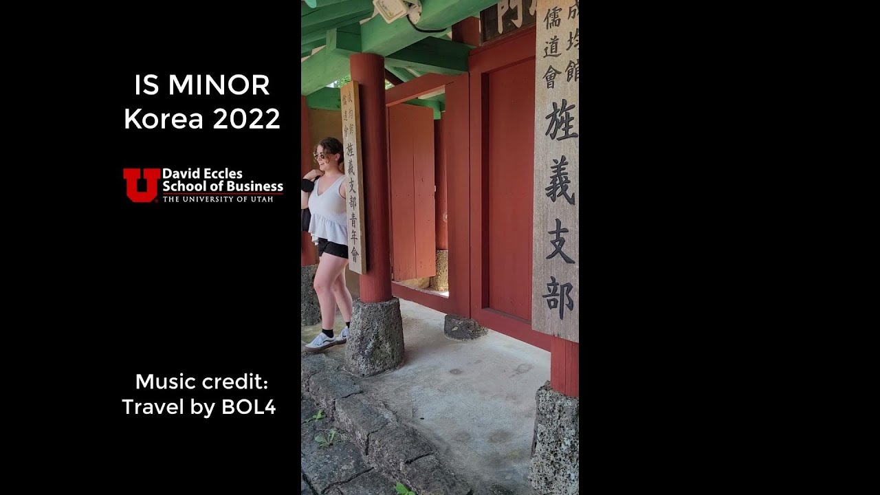 Information Systems Minor South Korea 2022 - YouTube