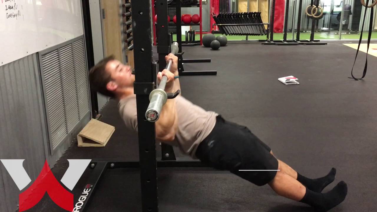 REVERSE GRIP INVERTED ROW - YouTube