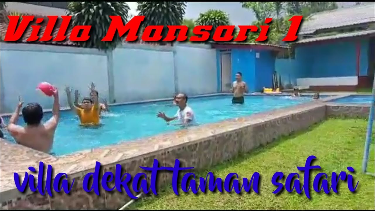 Villa Mansari 1//villa di puncak//villa dekat taman safari. - YouTube