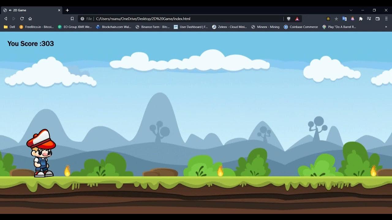 JavaScript 2d game - YouTube