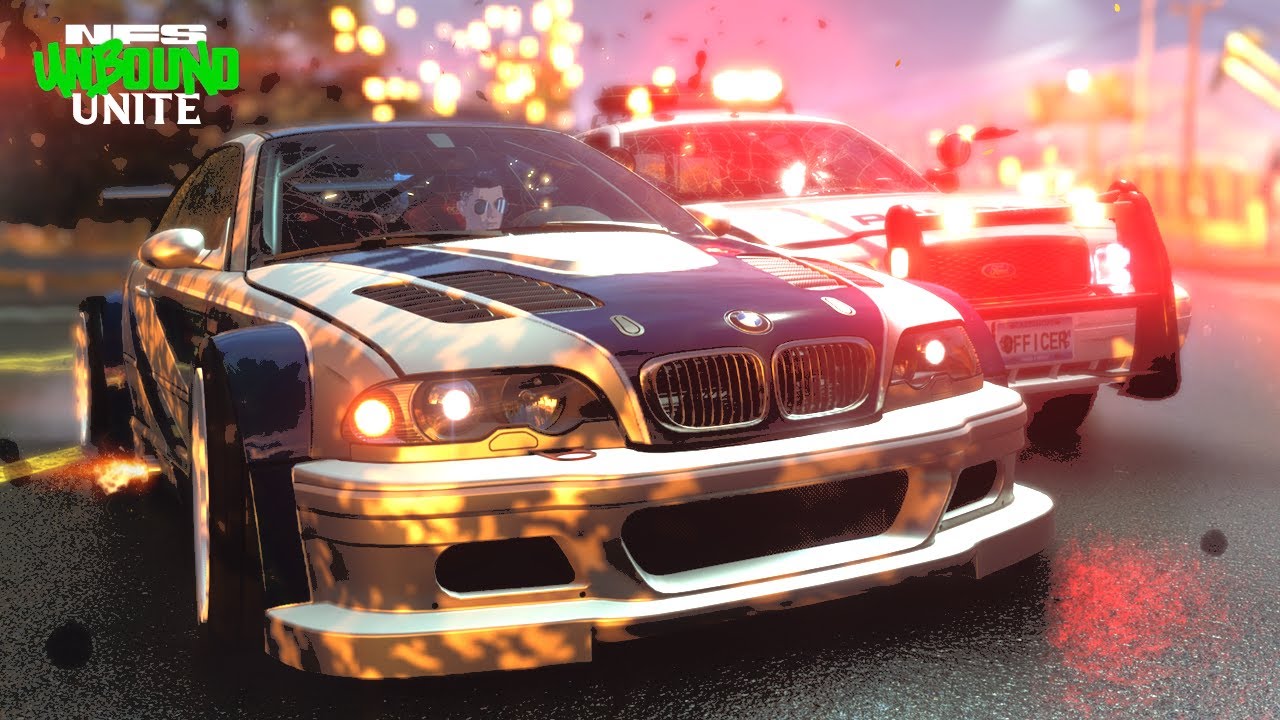 NFS Unbound UNITE - Most Wanted BMW M3 GTR! Police Chase - YouTube