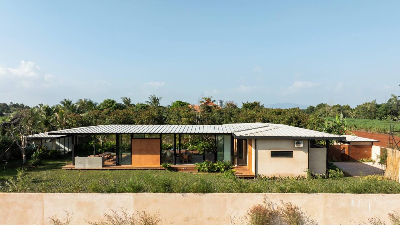 Sustainable Weekend Villa By T3 ARCHITECTS In HỒ TRÀM, VIETNAM - YouTube