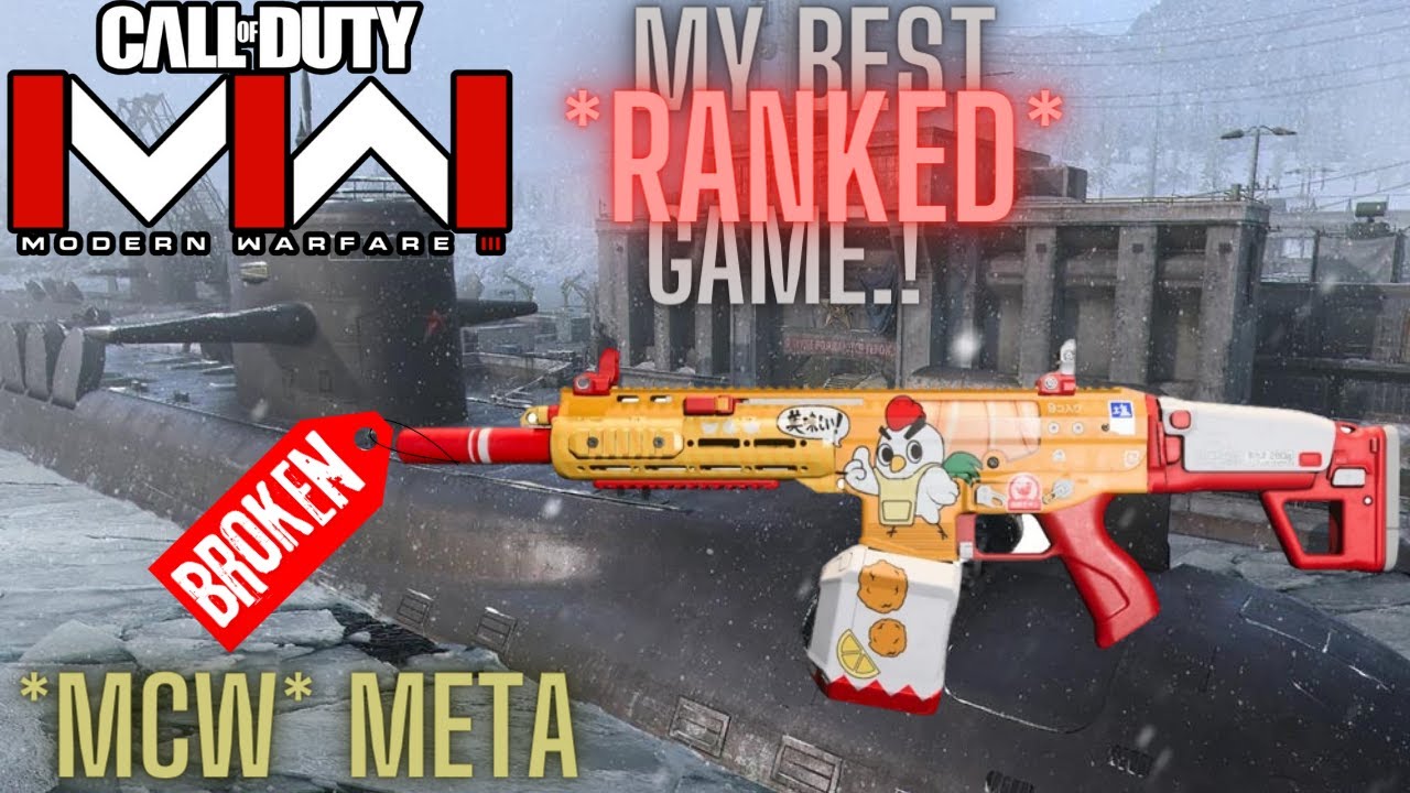 I Broke My Game With This *MCW* Meta In Call Of Duty Ranked Play ...