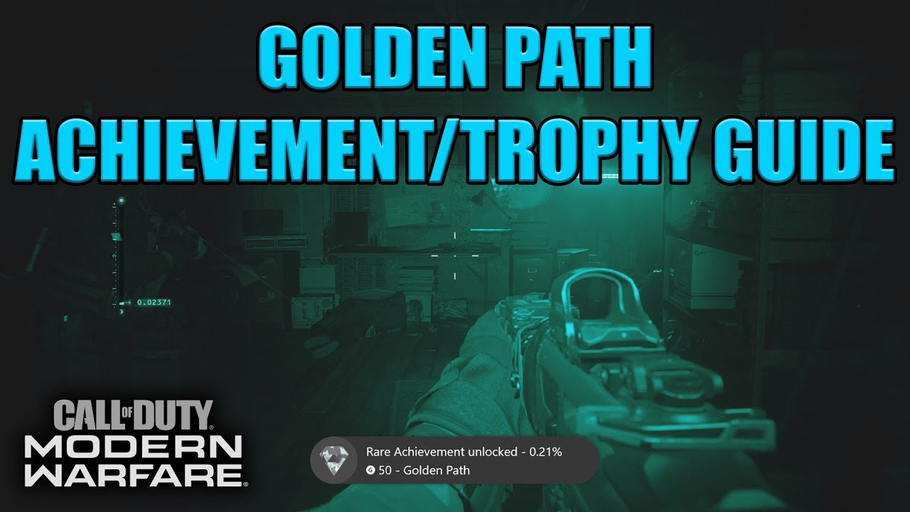Golden Path Achievement/Trophy Guide - Call of Duty: Modern Warfare ...