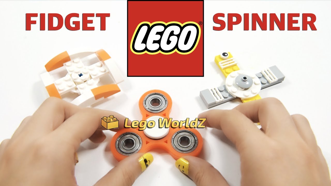 Lego Fidget Spinner Easy Tutorial - YouTube