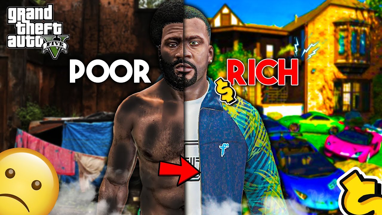 POOR vs RICH in GTA 5 with SHINCHAN in GTA 5 - YouTube