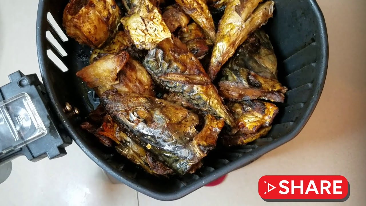 How to fry Mackerel fish without Oil /Oil Less Air Fryer Mackerel Fish ...