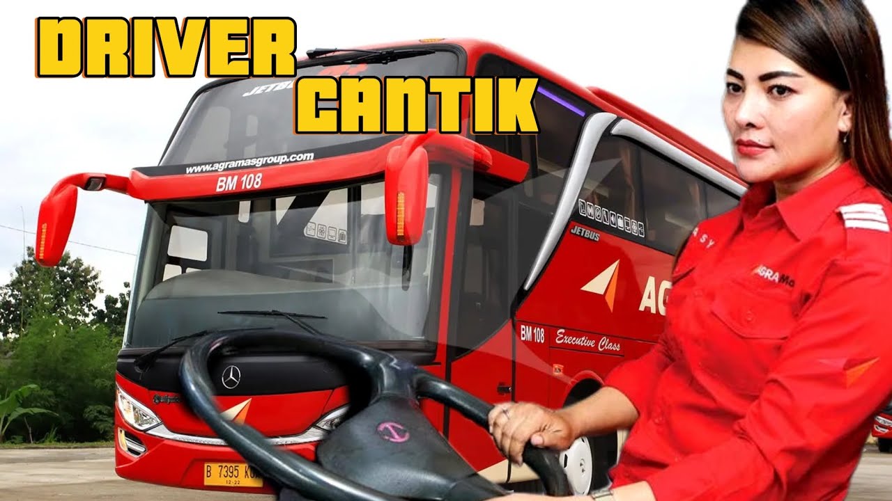 Kisah Driver Bus Cantik Liena Ozora - YouTube