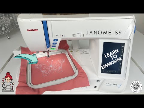 How to setup your Janome S9 for embroidery! (In detail)