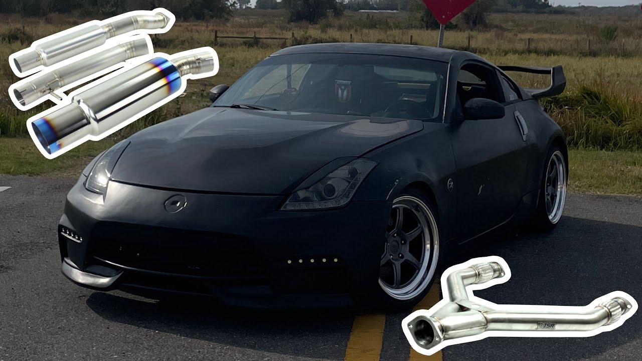 350Z GETS NEW EXHAUST SYSTEM (Tomei x ISR Y-Pipe) - YouTube
