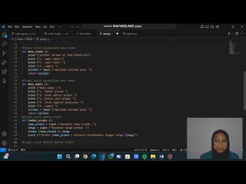 Project UAS Struktur Data Teknik Informatika B 23-Muslimah Qurniawati (Program Python) - YouTube
