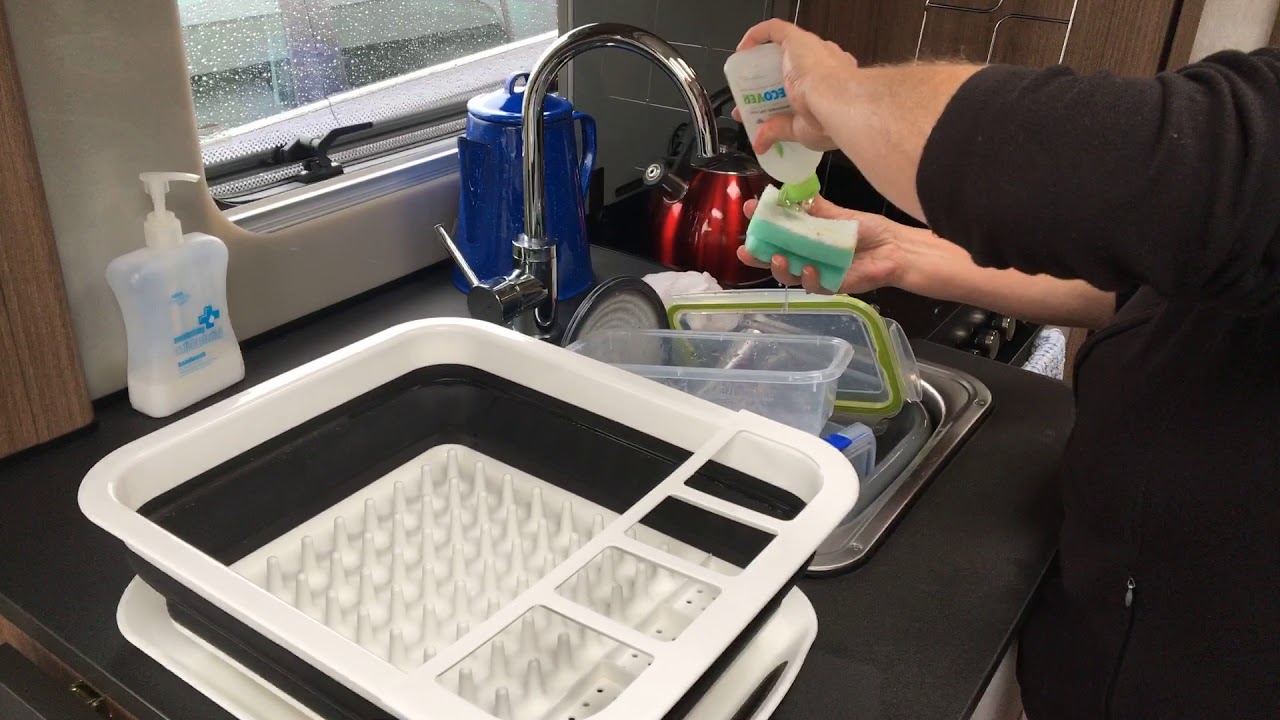 Collapsible Draining Board for Caravans, Motorhomes and Camping. - YouTube