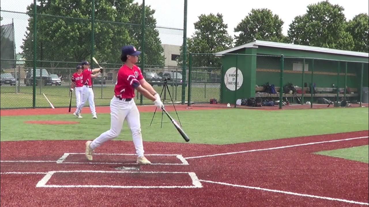 Trent Lopez Hitting - Mid Atlantic Red Sox - Filmed June 2023 - www.PlayInSchool.com - YouTube