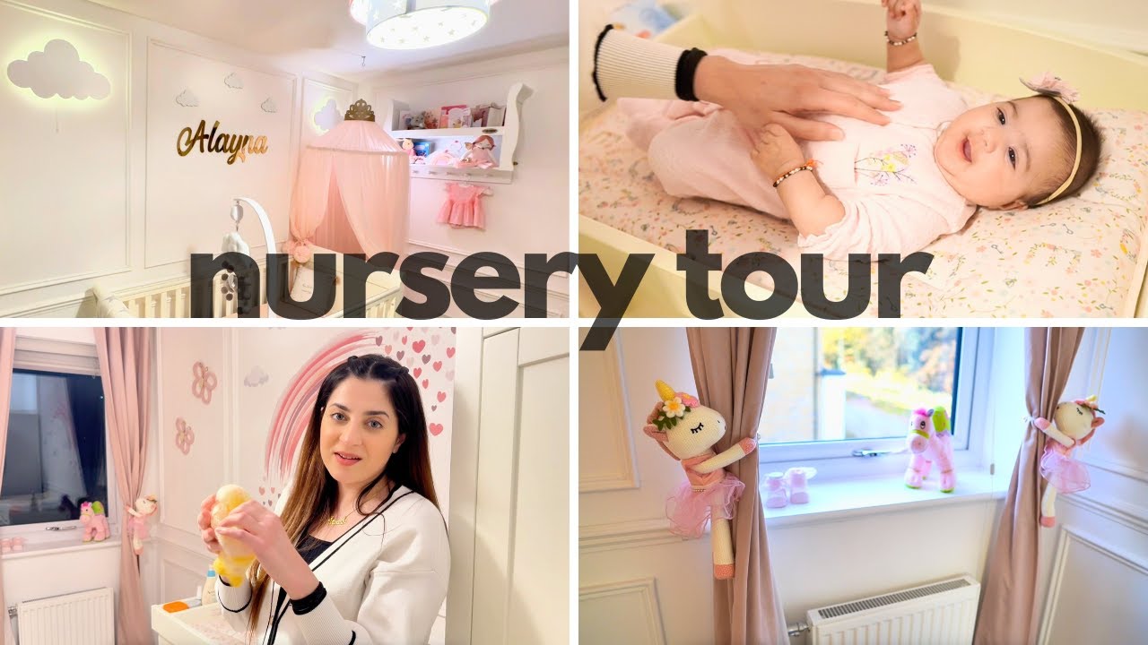 BABY GIRL NURSERY REVEAL & TOUR Nursery Furniture, Accessories and ...