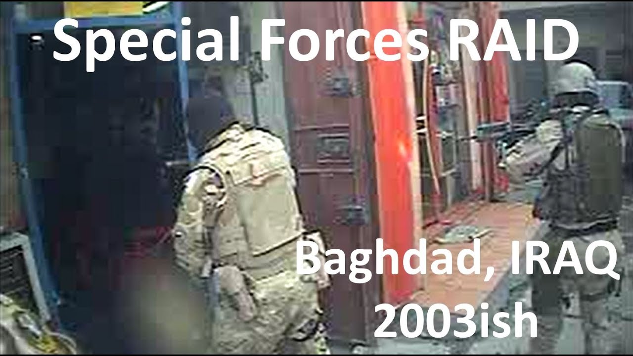 COMBAT FOOTAGE / Special Forces RAID On Baghdad Iraq CD Store ...