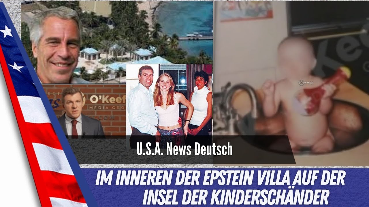 Im inneren der Epstein Villa auf der Insel der Kinderschänder. Erste ...