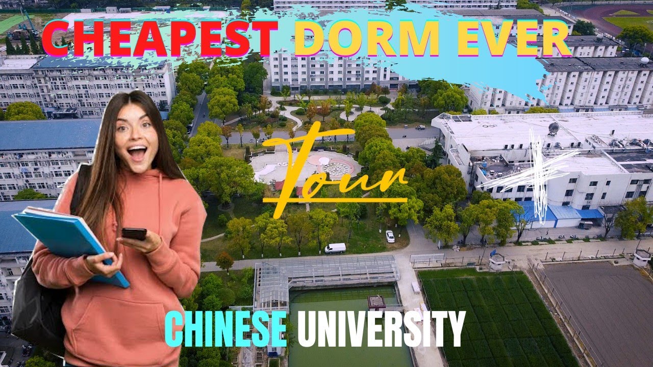 CHEAPEST international student dormitory TOUR || Dormitory in CHINESE ...