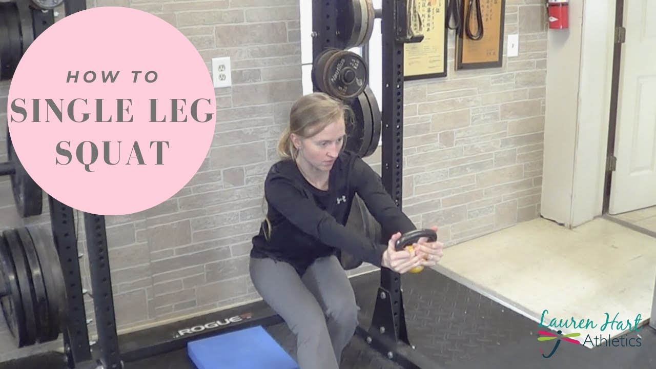 How to Single Leg Squat - YouTube