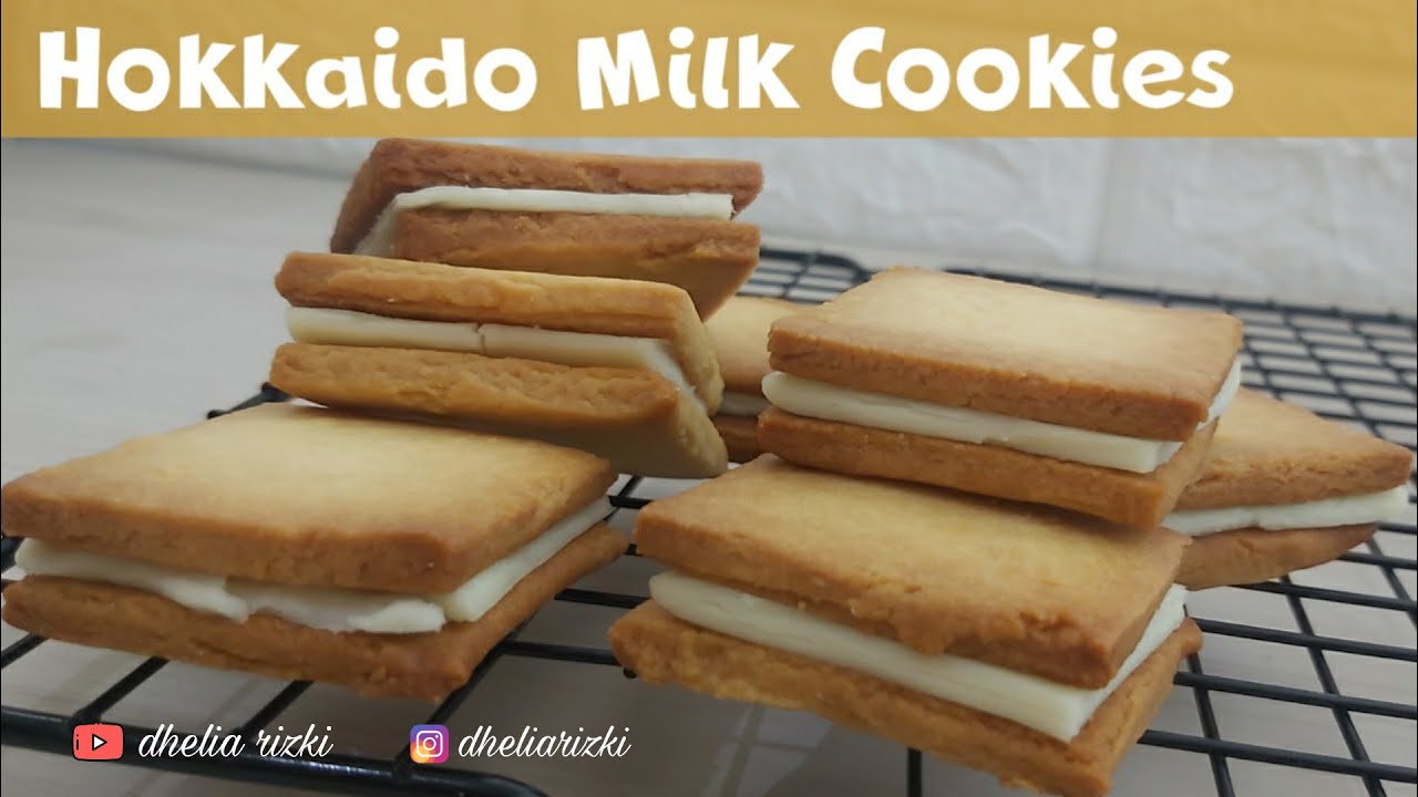 Hokkaido Milk Cookies super milky dan renyah - YouTube