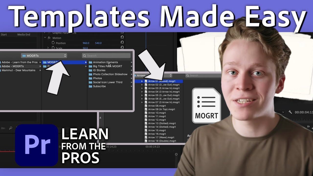 Motion Graphic Templates for Premiere Pro Tutorial with Aiden Robbins ...