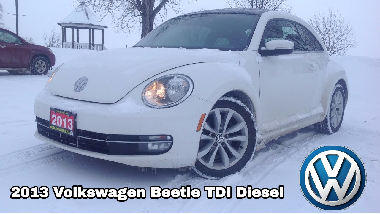 2013 Volkswagen Beetle TDI Diesel: Start Up, Exterior, Interior, Test ...