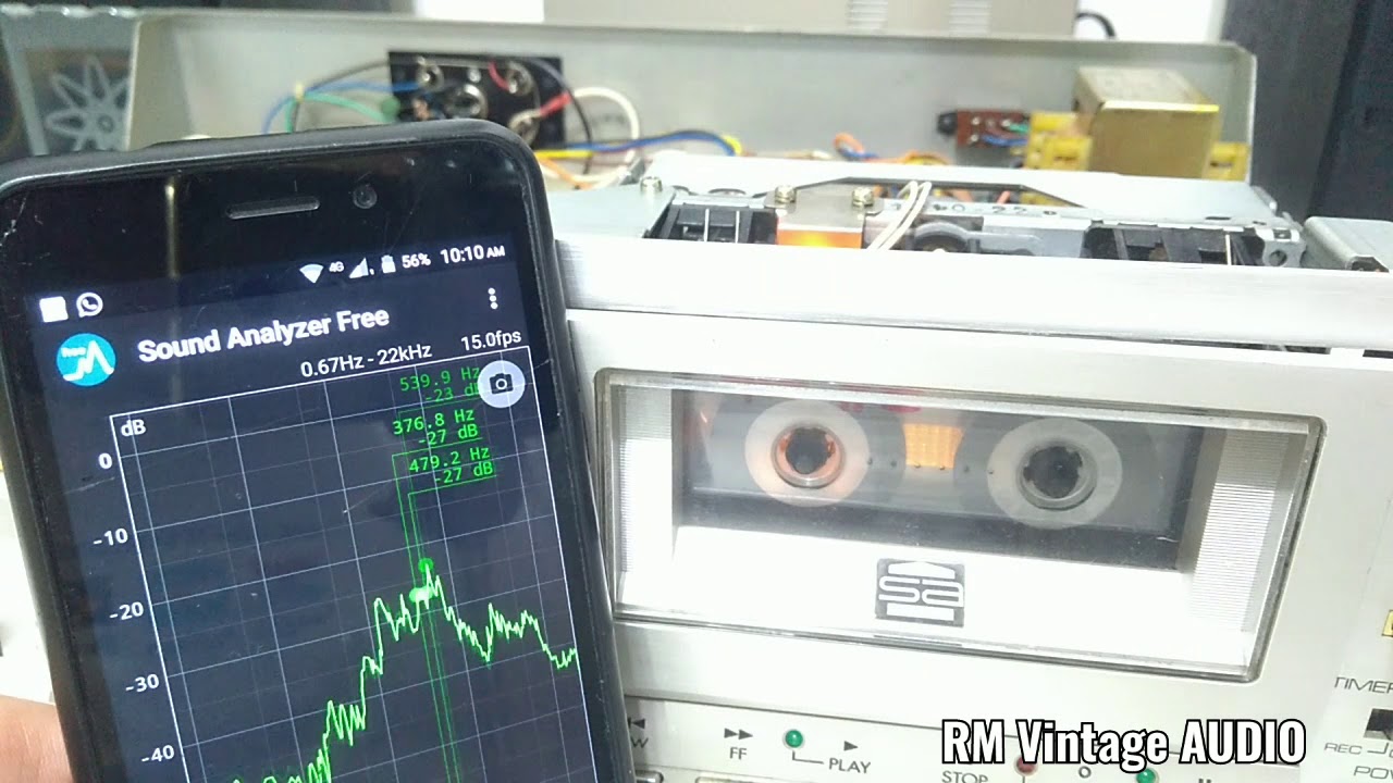 Dica Certa: Ajustar a velocidade Tape Deck Gravador K7 c fita padrão ...