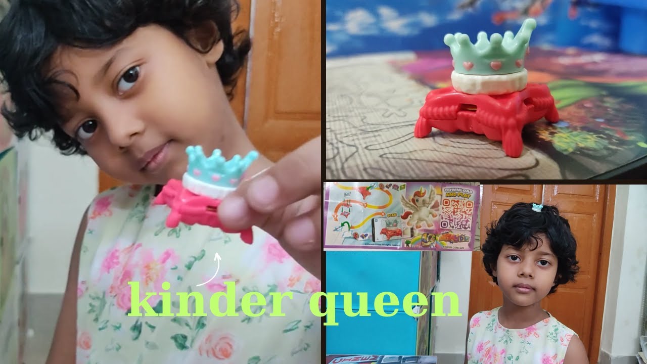 Kinder queen | kinder kids | kinder joy | unboxing | kinder joy | toys ...