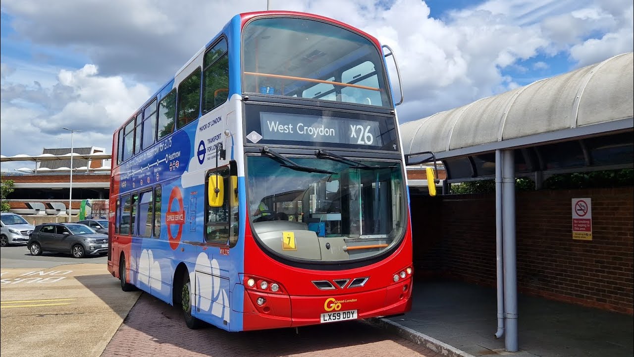 FRV | LONDON BUS X26 WEST CROYDON - HEATHROW CENTRAL (LX59DDY) WVL339 ...