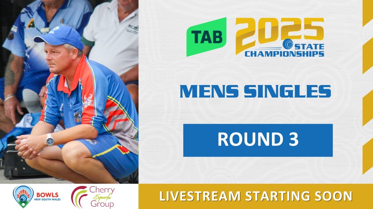 📺 LIVE | TAB State Championships | Mens Singles - Round 3 - YouTube