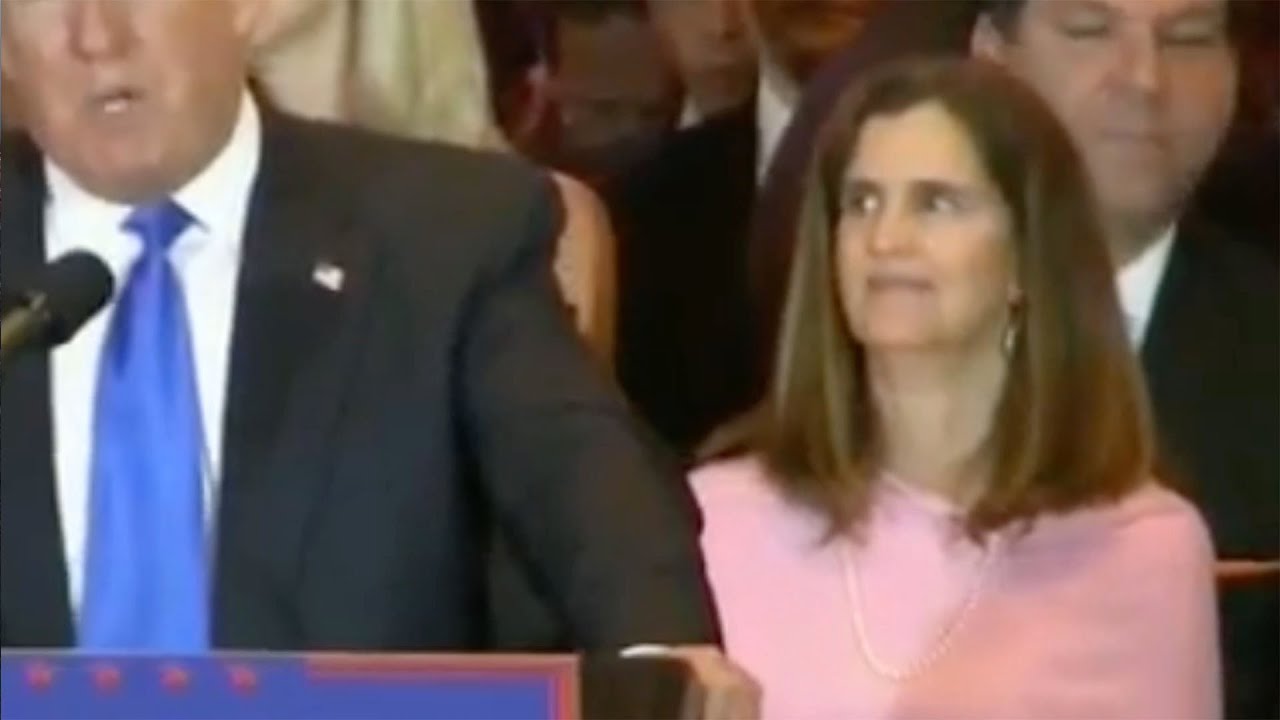 Did Mary Pat Christie just roll her eyes at Trump for his 'Hillary ...