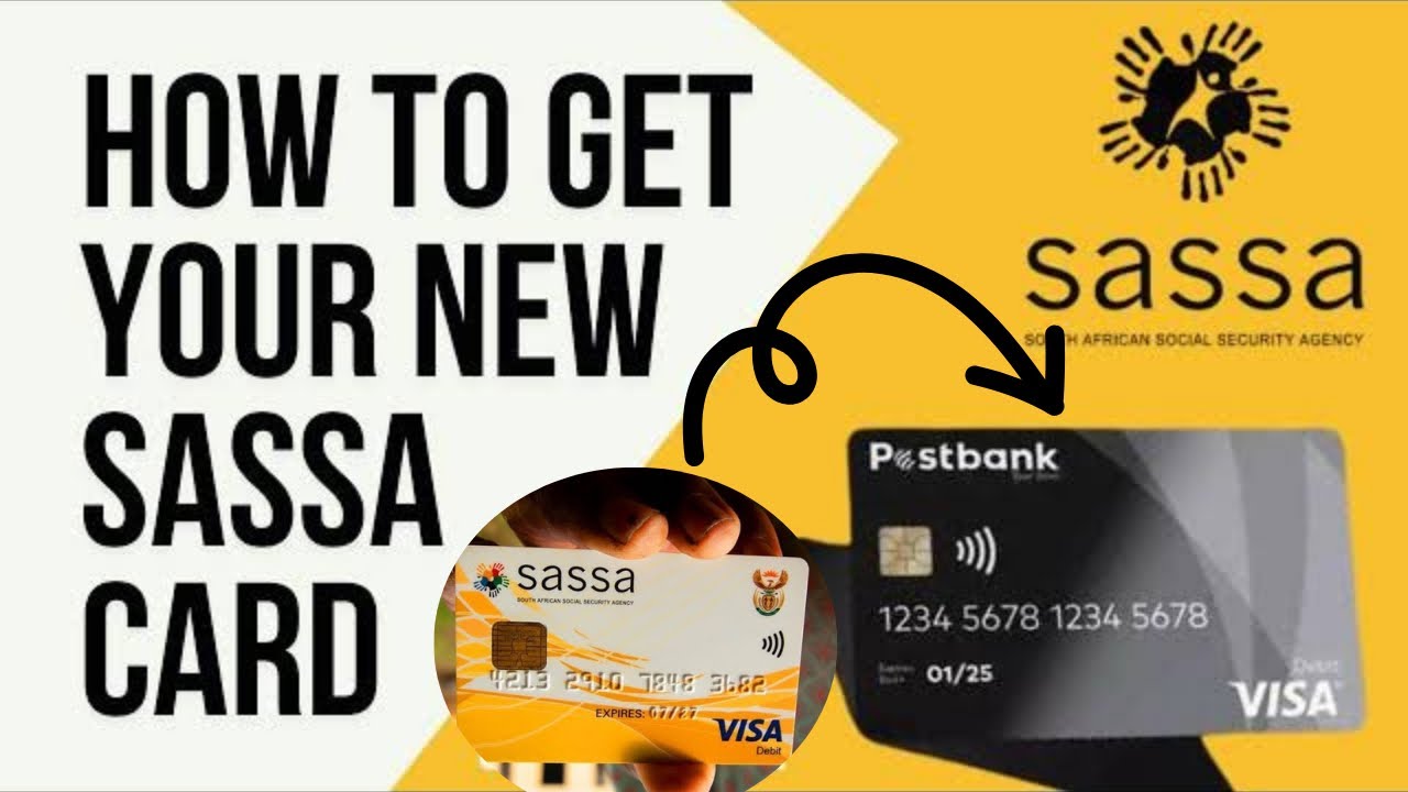 HOW TO GET YOUR NEW SASSA CARD || From Gold to Postbank - YouTube