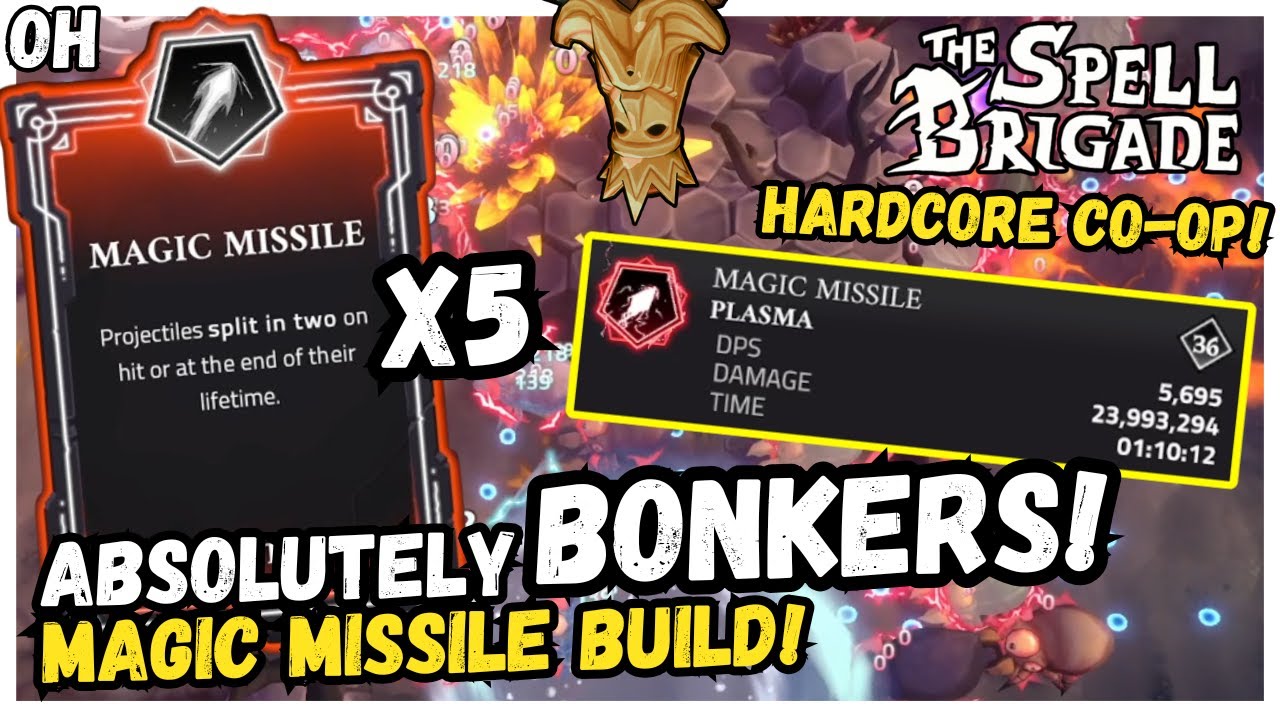 Absolutely BONKERS Magic Missile Build! Spell Brigade! - YouTube