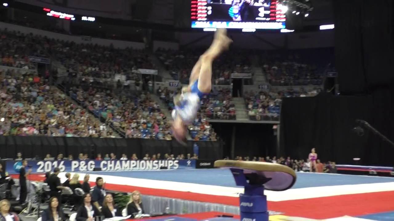 Lexy Ramler - Vault - 2016 P&G Gymnastics Championships - Sr. Women Day ...