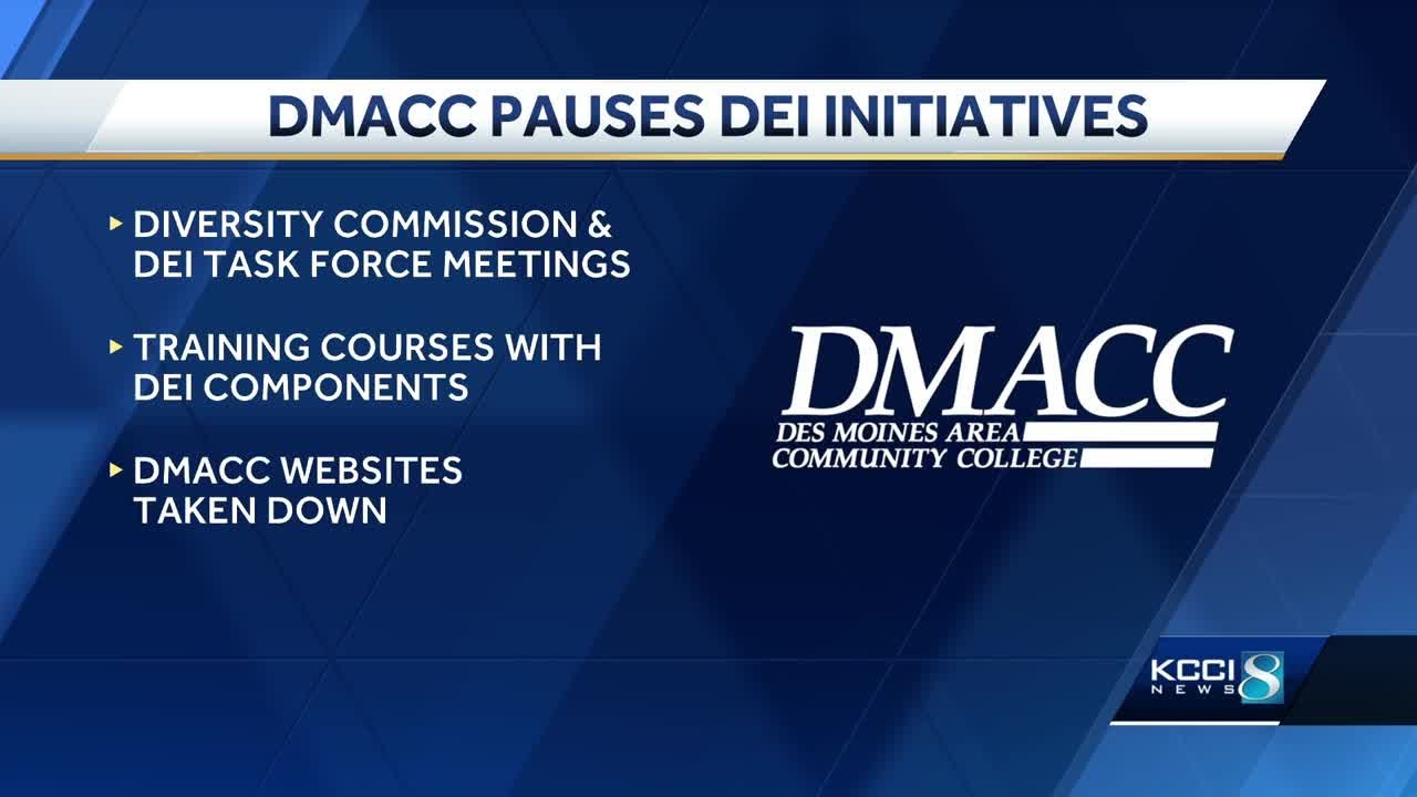 DMACC pauses DEI programs - YouTube