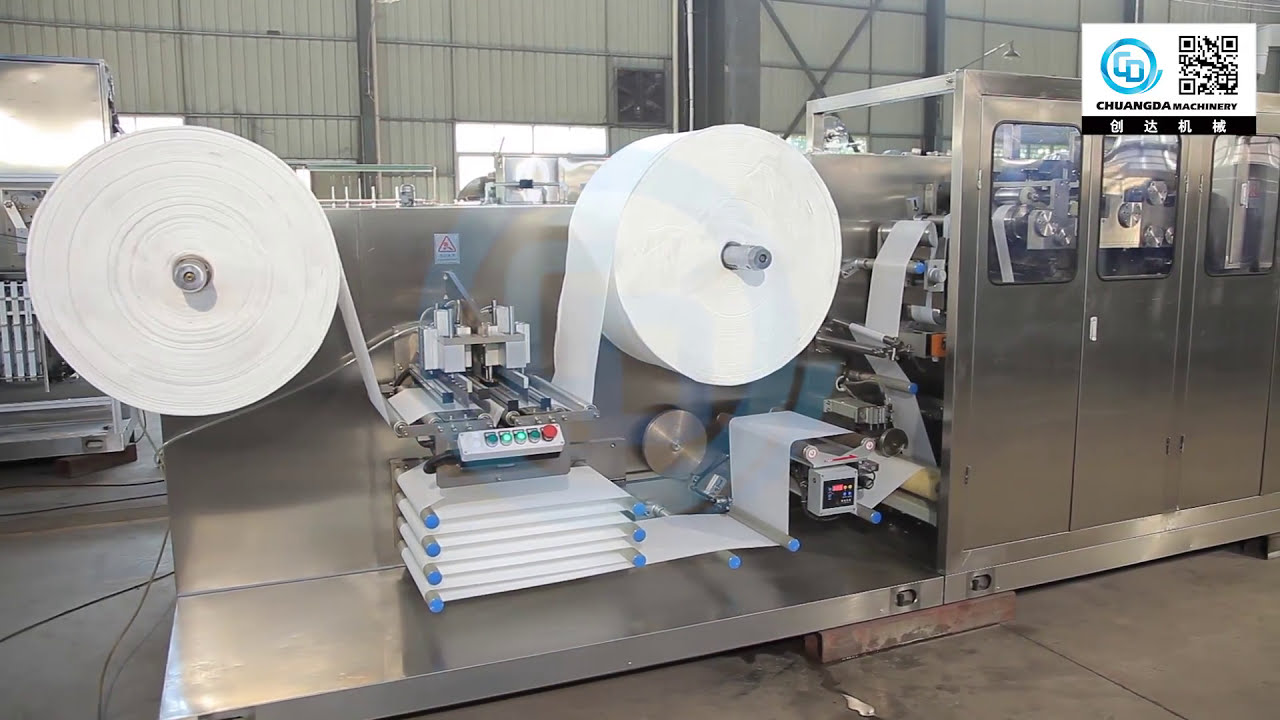 High Speed Wet Tissue Machine (5-30 pieces/ pack), type: CD 2008II ...