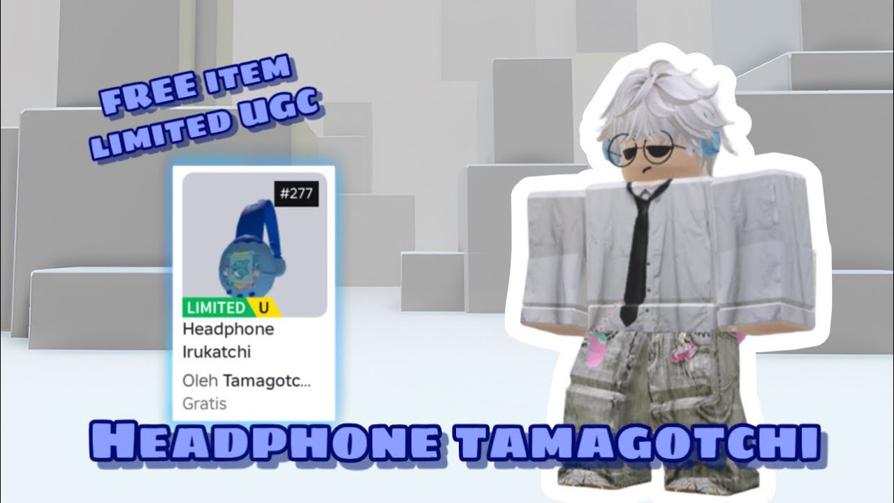 TUTORIAL FREE UGC LIMITED HEADPHONE TAMAGOTCHI || Roblox - YouTube