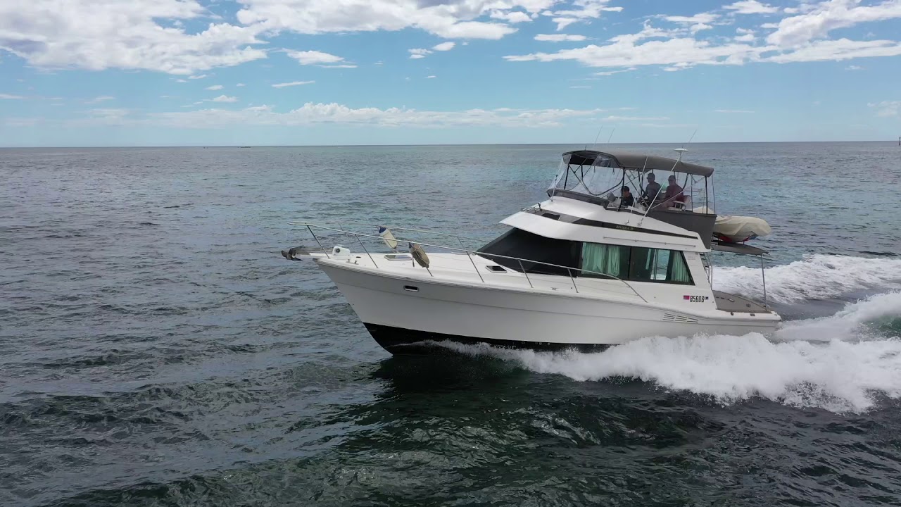 1989 Riviera 38 Bluewater FOR SALE @ Oceaneer Marine Brokers - YouTube