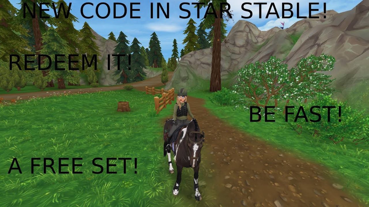 NEW CODE IN STAR STABLE! A WHOLE FREE SET! REDEEM IT FAST! - YouTube