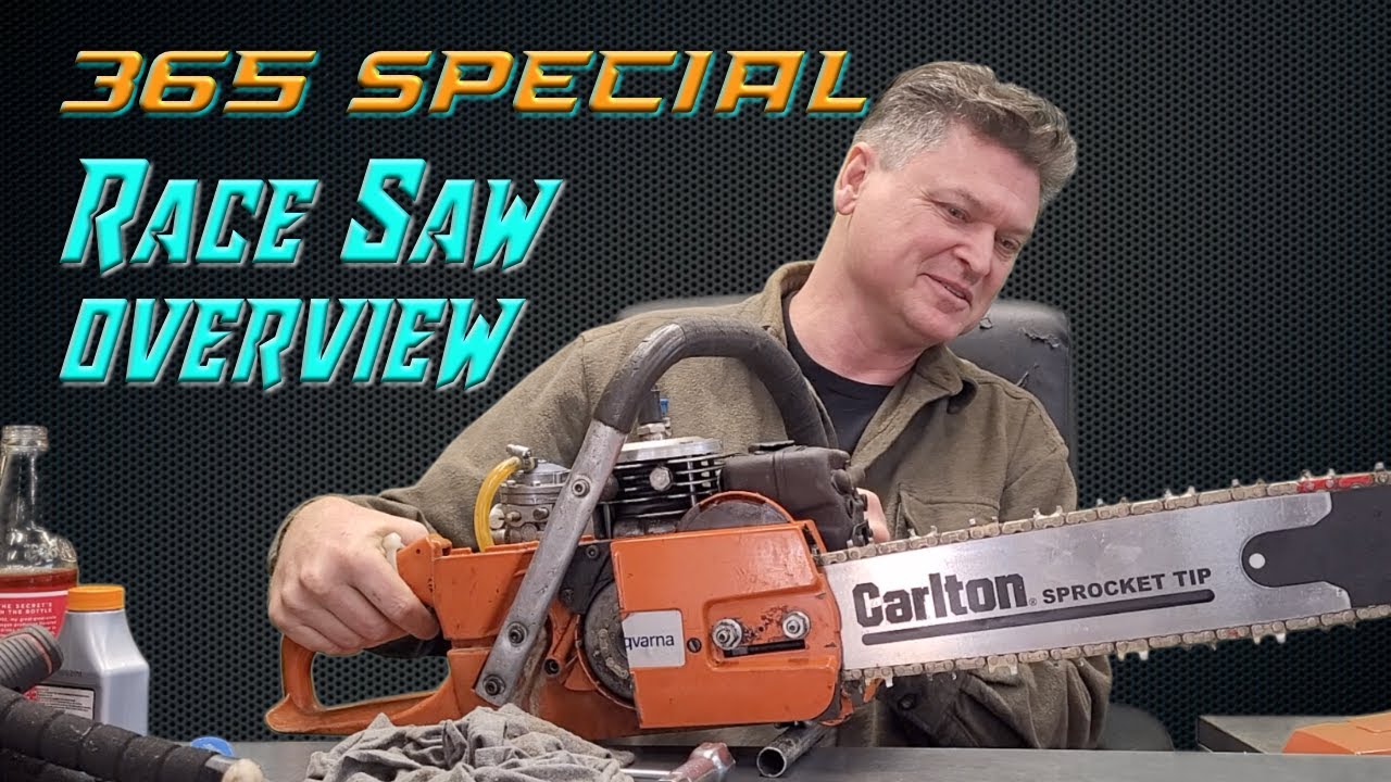 My first Full Tilt Race Saw! Husqvarna 365 Special 4 Cube - YouTube