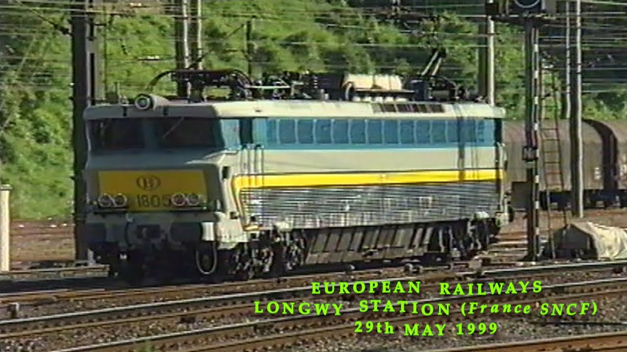 European Railways in the 1990s Longwy Station (France SNCF) on 29th May ...